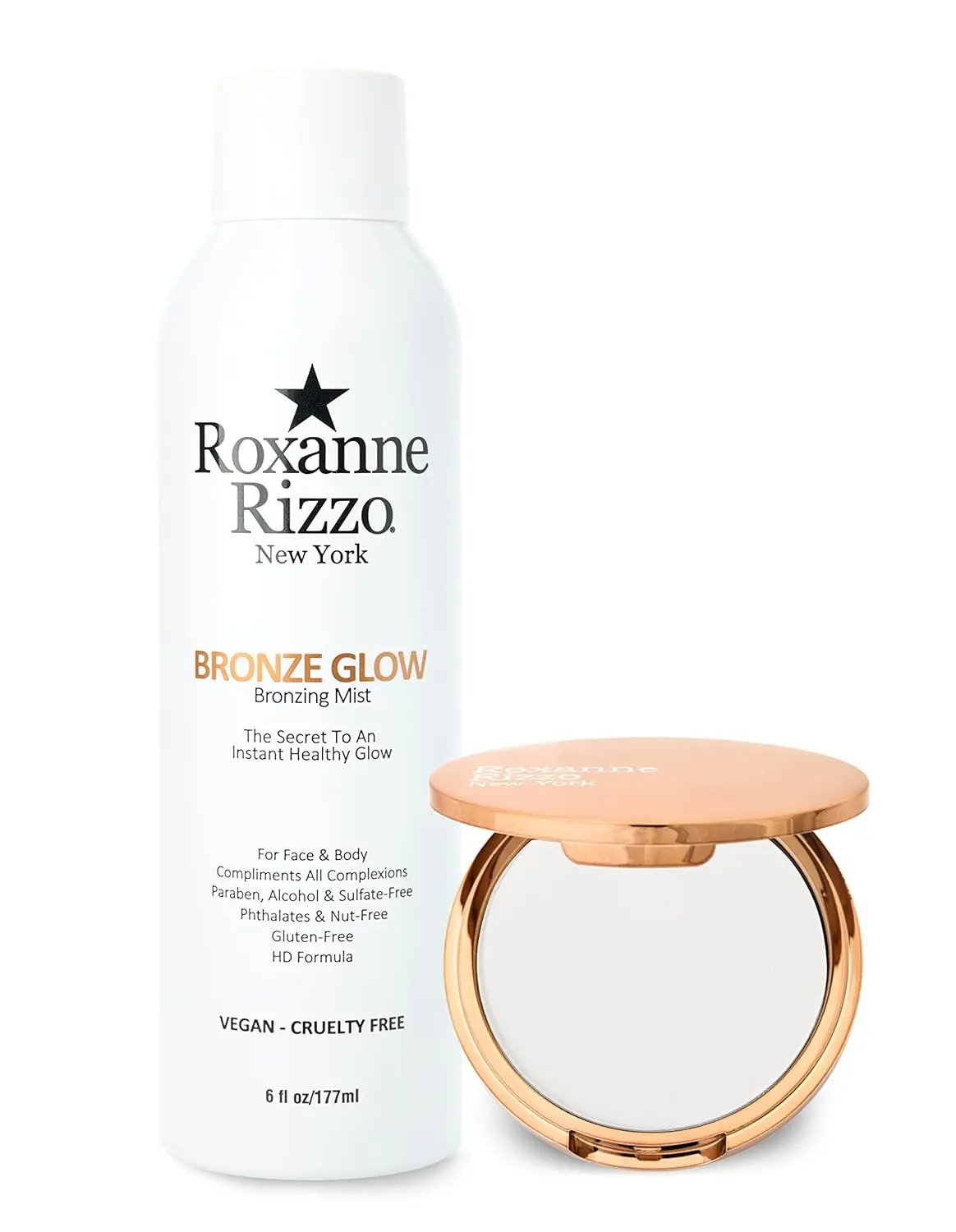 Roxanne Rizzo New York No Filter Skin Set - Bronze Glow Bronzing Mist ...