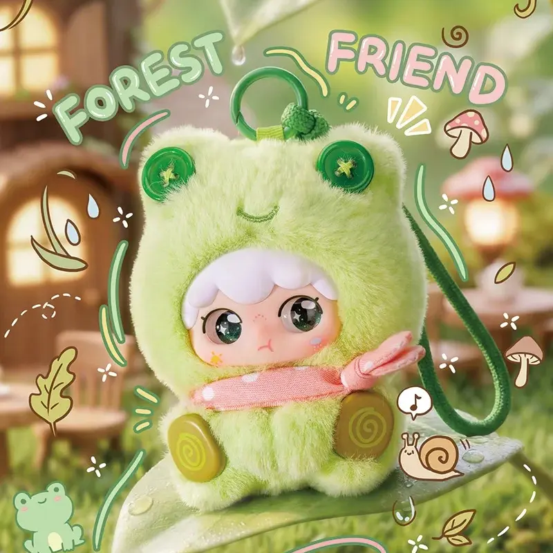 Kimipapa Animal Sitting -in a Row Plush Series Blind Box - TikTok Shop