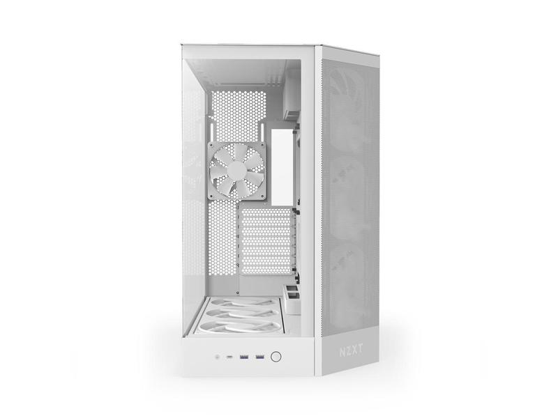 NZXT CCM-H92FW-P1 White SGCC / Tempered Glass Mid-Tower Case (Computer ...