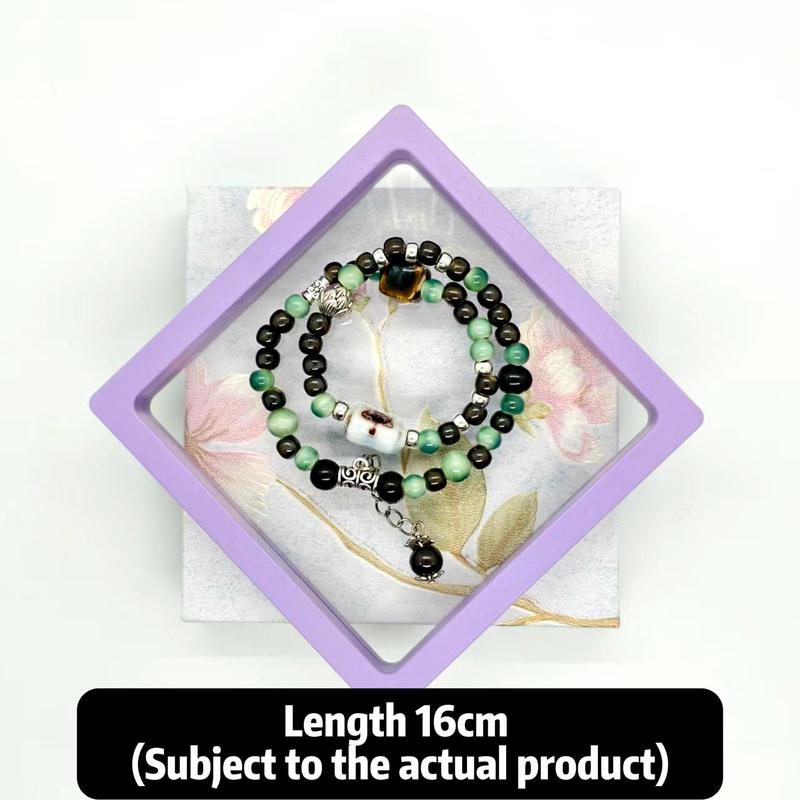 Cloud Mountain Meditation Handmade Ceramic Double-Band Bracelet ...