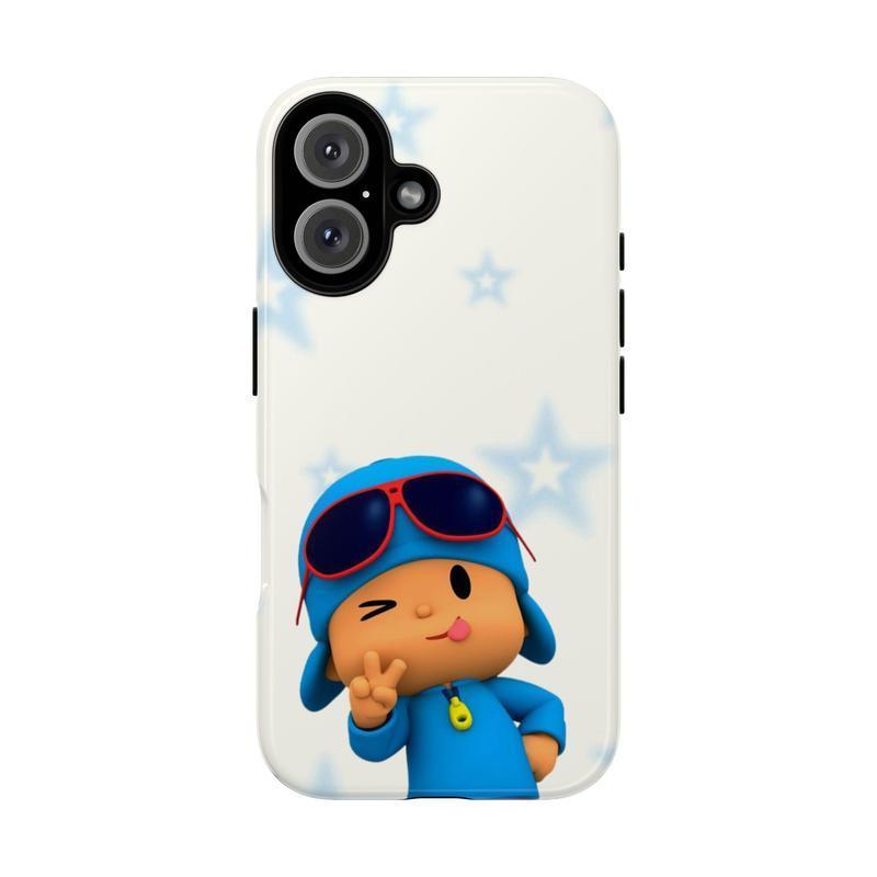 Adorable Pocoyo Phone Case – Kawaii Blue Cartoon Character Cover – Fun ...
