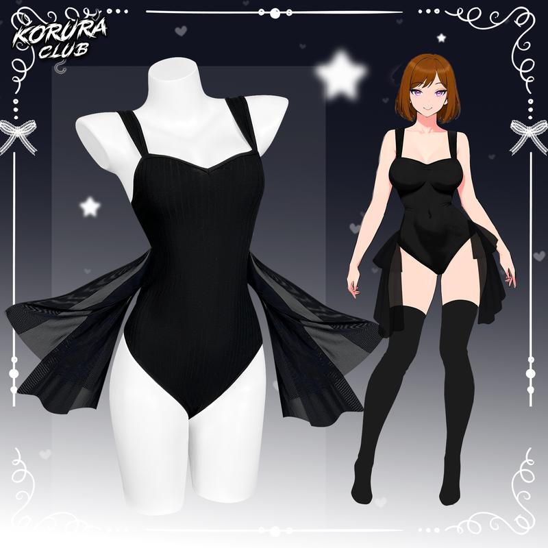 KORURACLUB Hearttail Flutter Bodysuit KO128 - Unique Hearttail Design ...