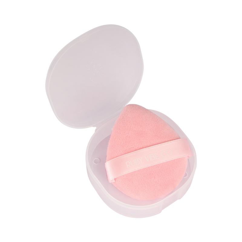 Ruby Vibe Co RubyVelvet Powder Puff Soft Latex-Free Velvet Makeup Puff ...