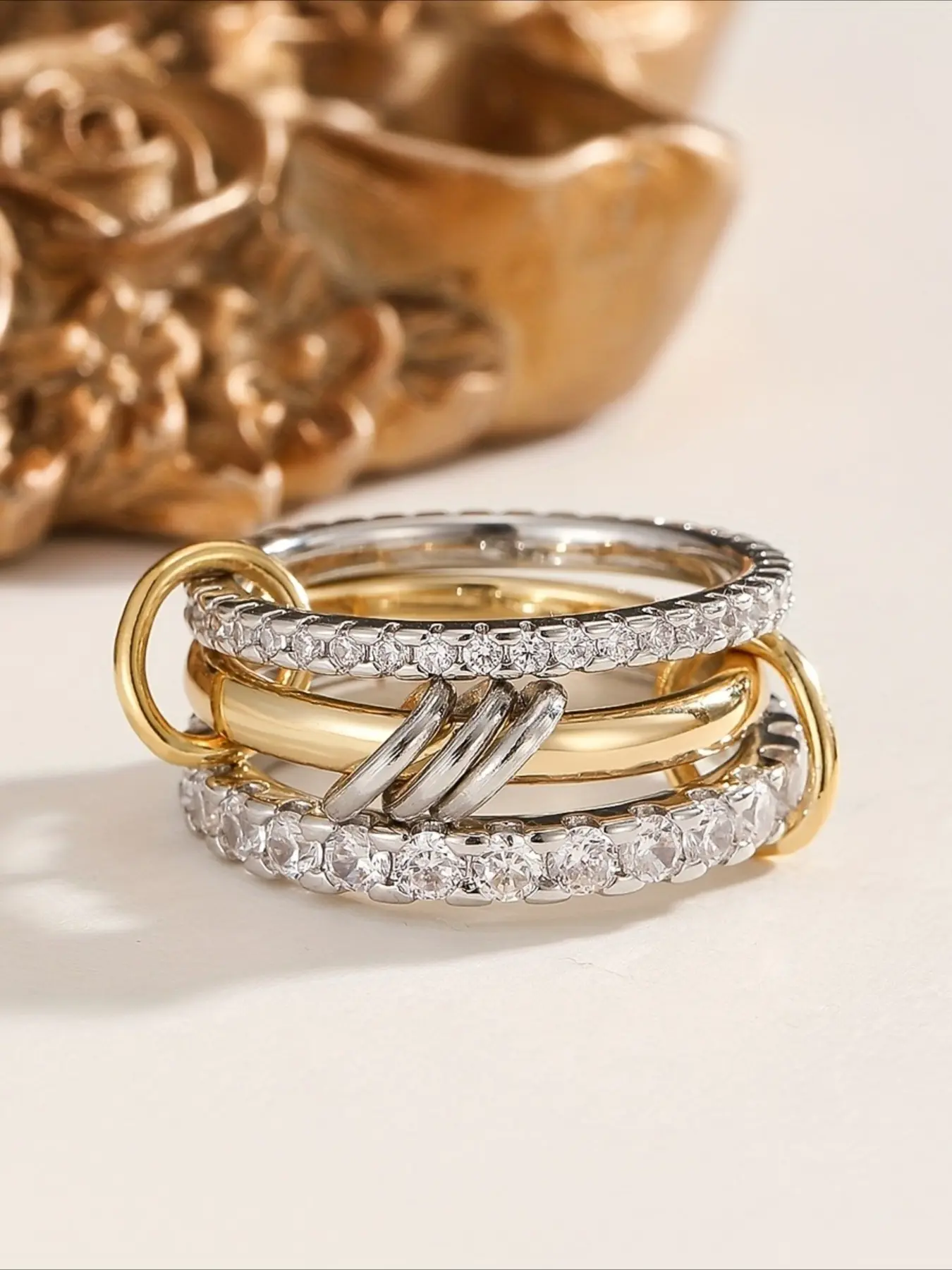 Women's Elegant Ring, Exquisite Trendy Ring, Fashionable Jewelry for ...