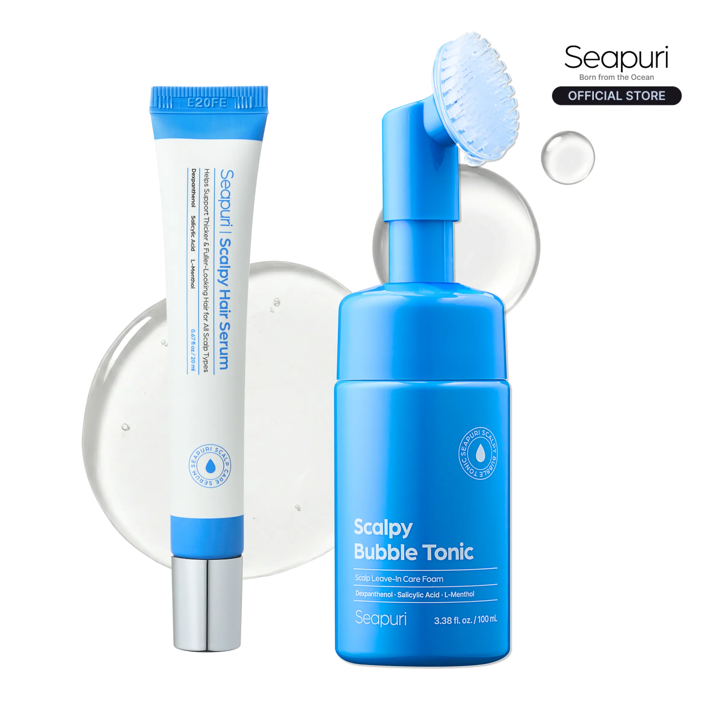 Seapuri Scalpy Scalp Revival Duo | Exfoliating Detox Foam & Hair Growth ...