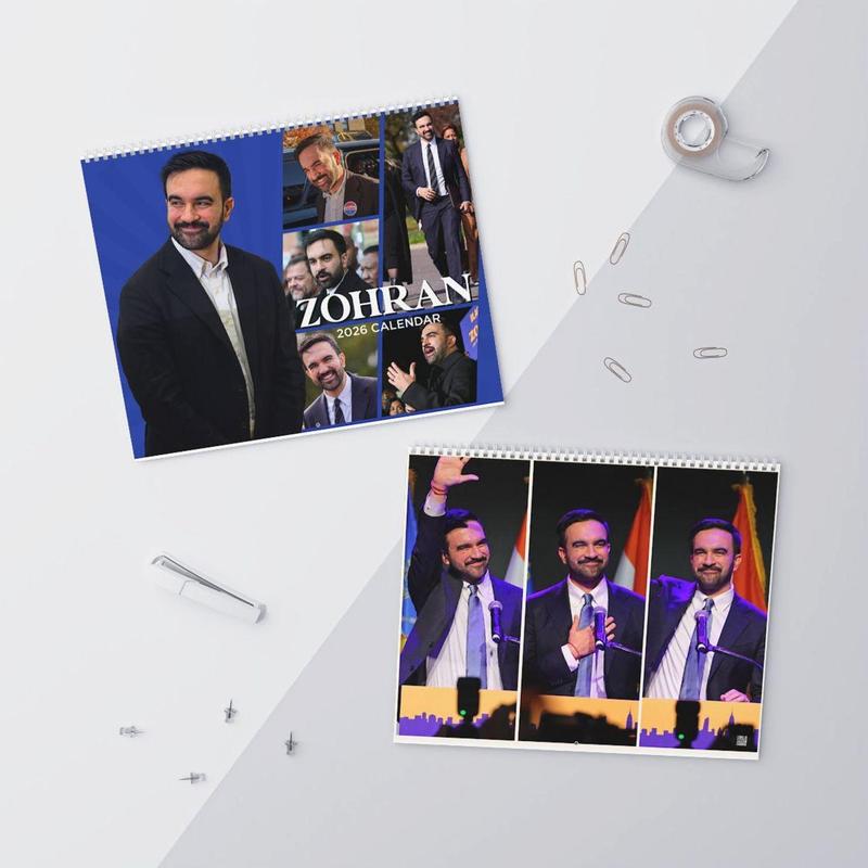 Mayor Mamdani Calendar Wall 2026, NYC’s First Muslim Mayor Calnedar ...