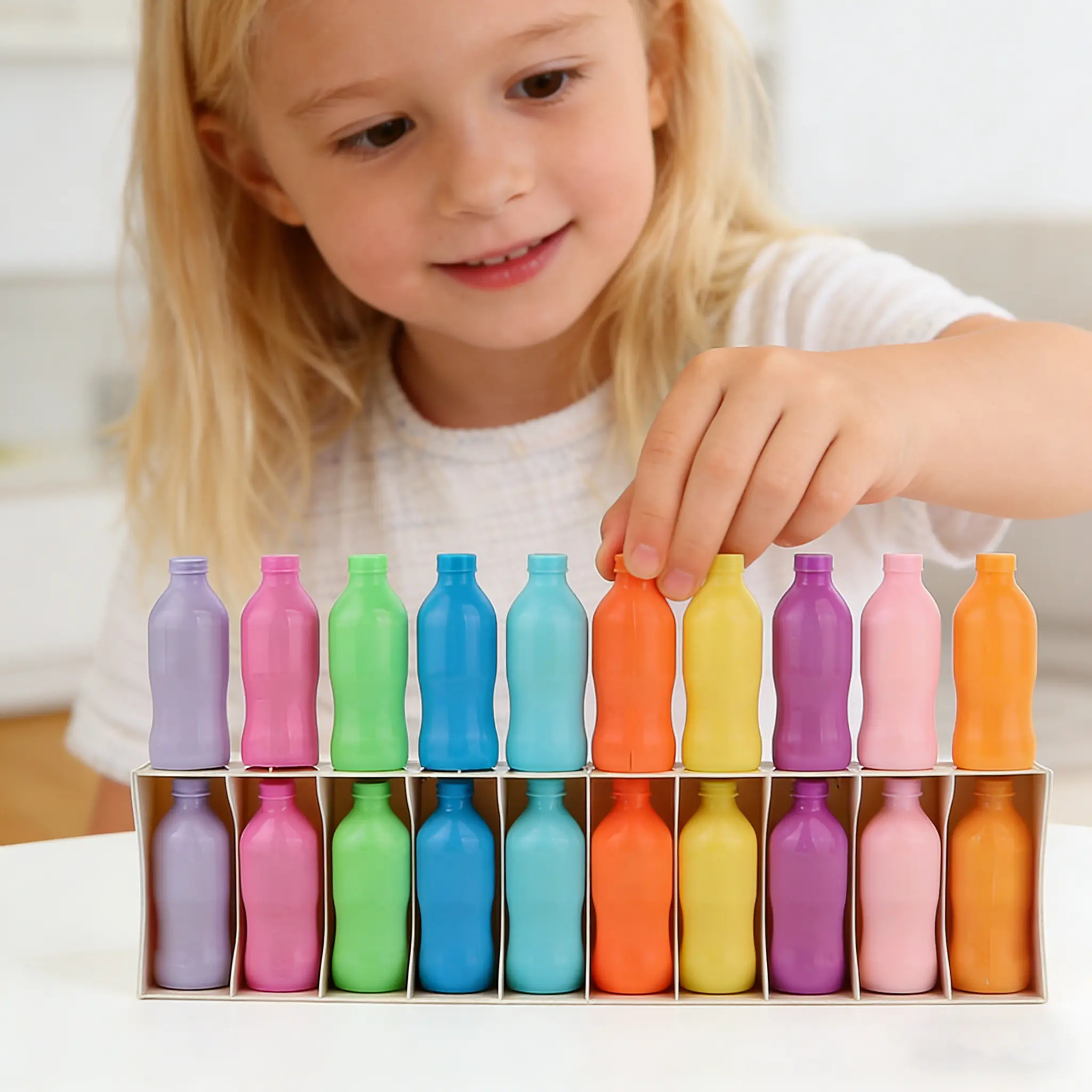 Children's mini colorful guessing bottle matching toy - Interactive ...