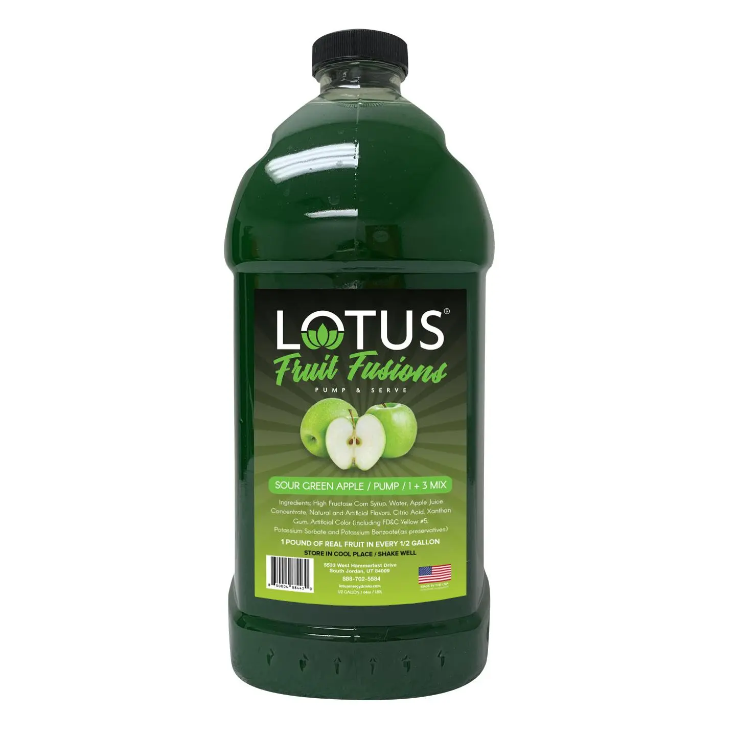 Sour Green Apple Lotus Fruit Fusion Concentrate - TikTok Shop