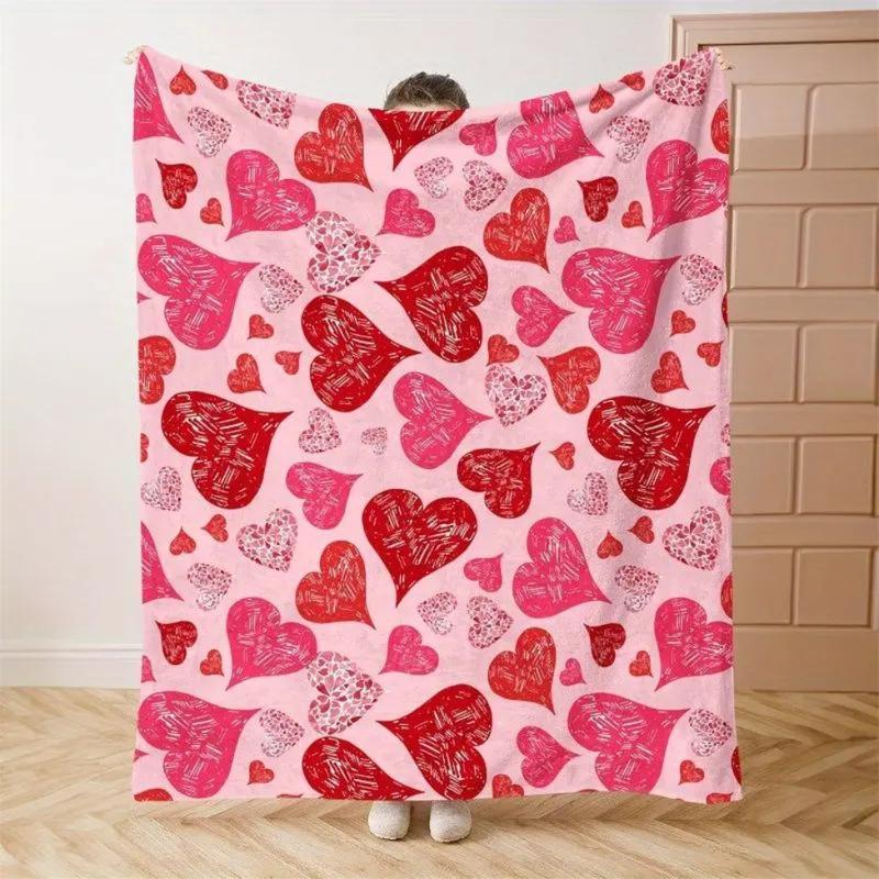 Valentine's Day blanket elements Valentine's Day blanket Love blanket ...