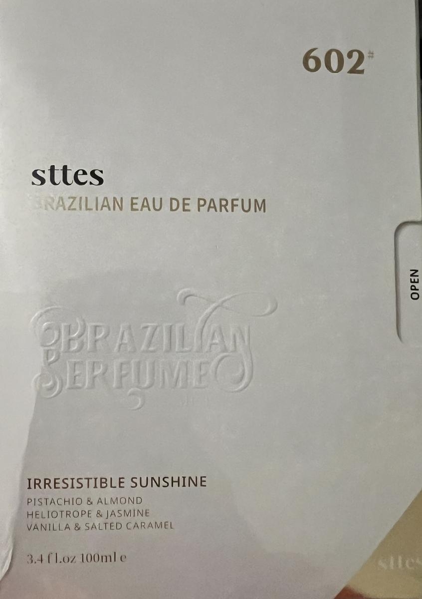 Sttes Perfume 602#（Irresistible Sunshine） - Eau De Perfume 100ml (3.4fl ...