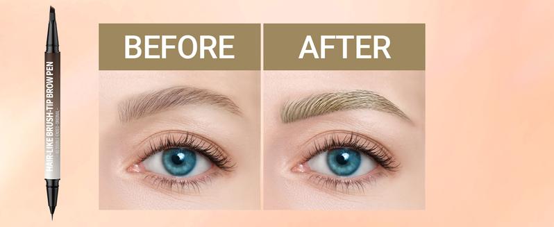 【FREE SHIPPING 】2PCS iMethod 4D Brow Pen, 2-in-1 Eyebrow Pencil with ...