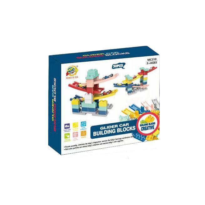 Build & Roll Your Own Marble Run Car STEM DIY Building Kit for Kids ...