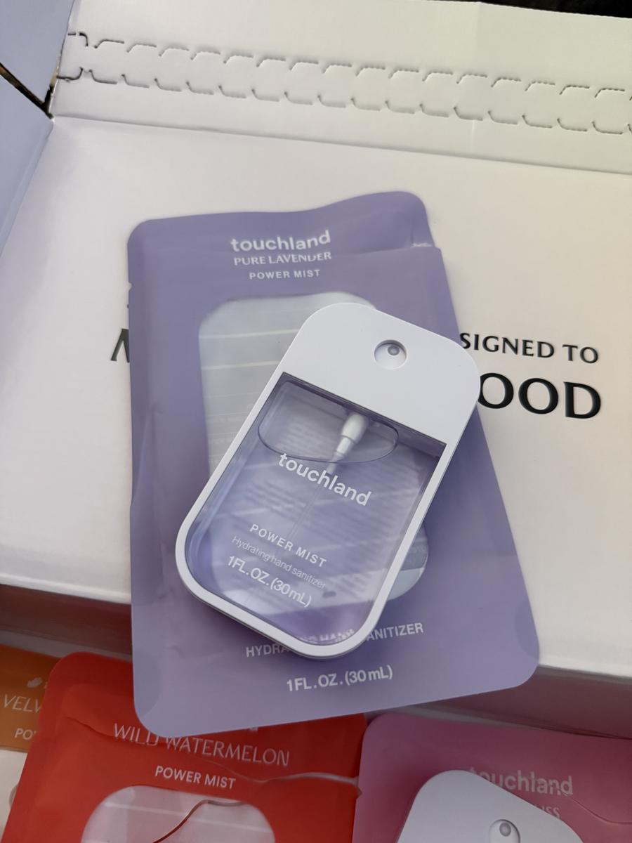 Touchland Pure Lavender Power Mist Hand Sanitizer, Fresh, Hydrating ...