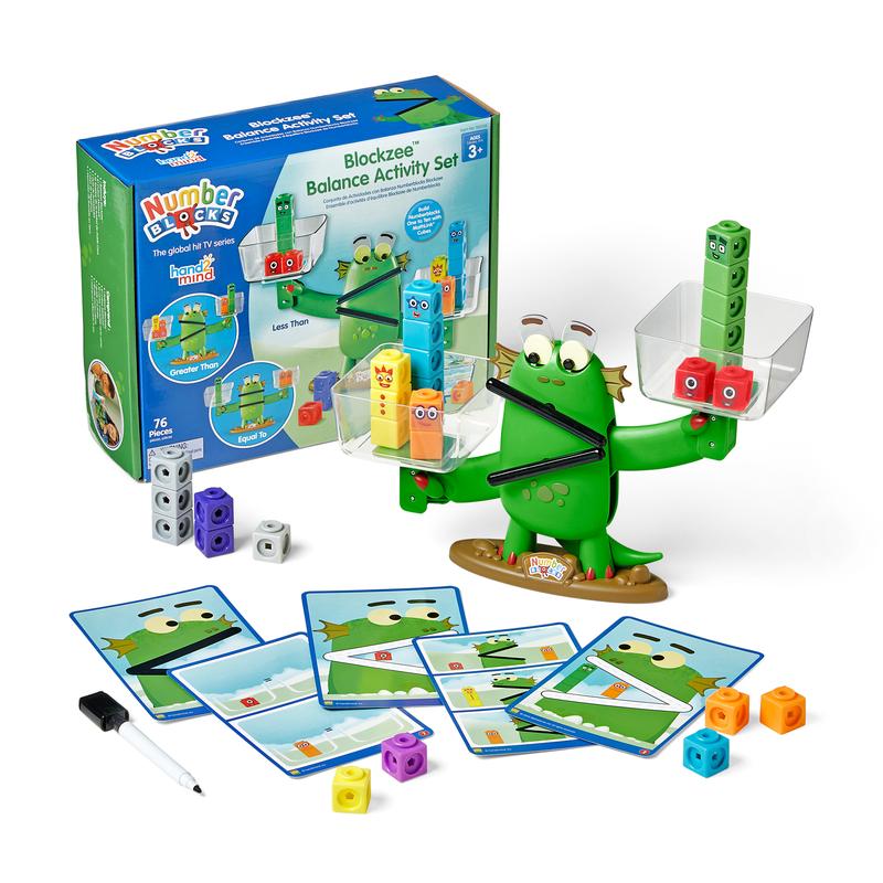 hand2mind Numberblocks Blockzee Balance Activity Set, 61 MathLink - TikTok Shop