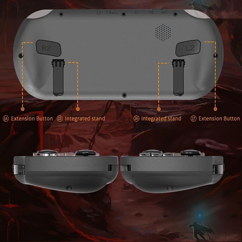 WUDS SF3000 Retro Handheld Game Console 4.5 Inch IPS Screen Wireless ...