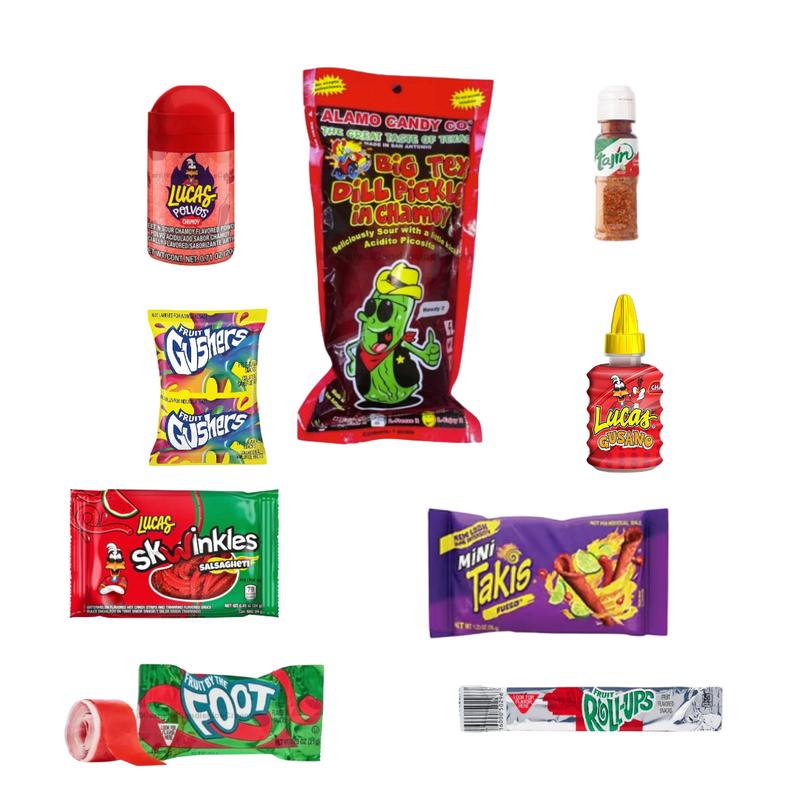Alamo Chamoy Pickle Kit (9 Count) with Takis Fuego, Sweet, Savory ...