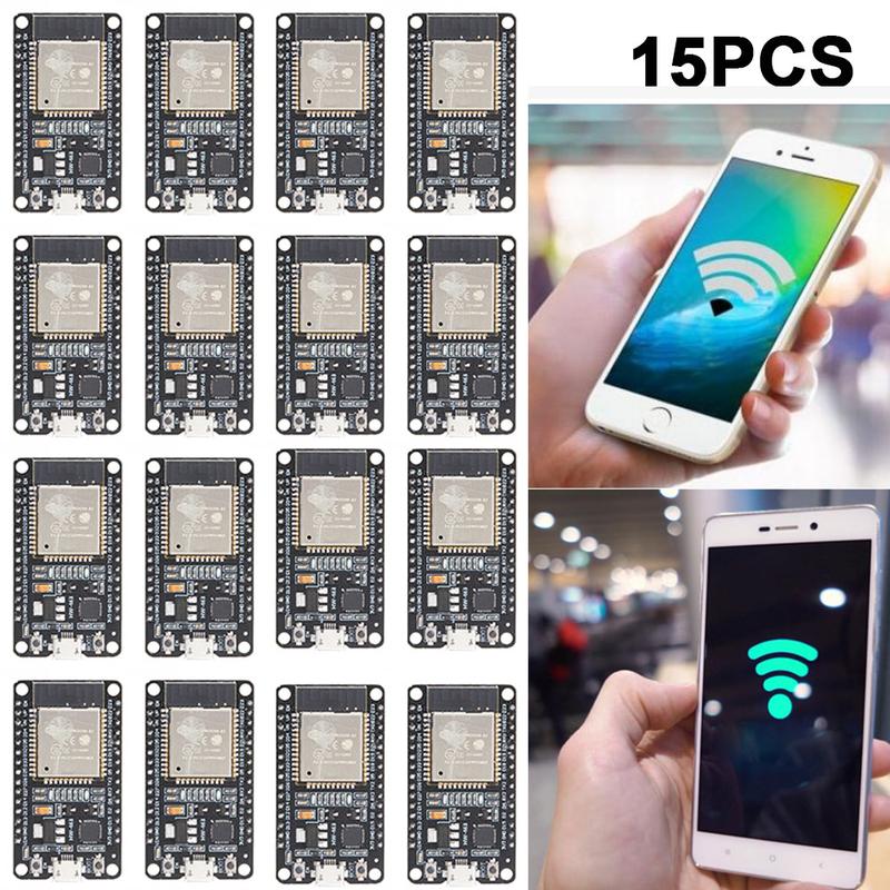 15Pcs ESP-32S ESP--32 ESP32 Bluetooth-compatible WIFI Dual Core CPU ...