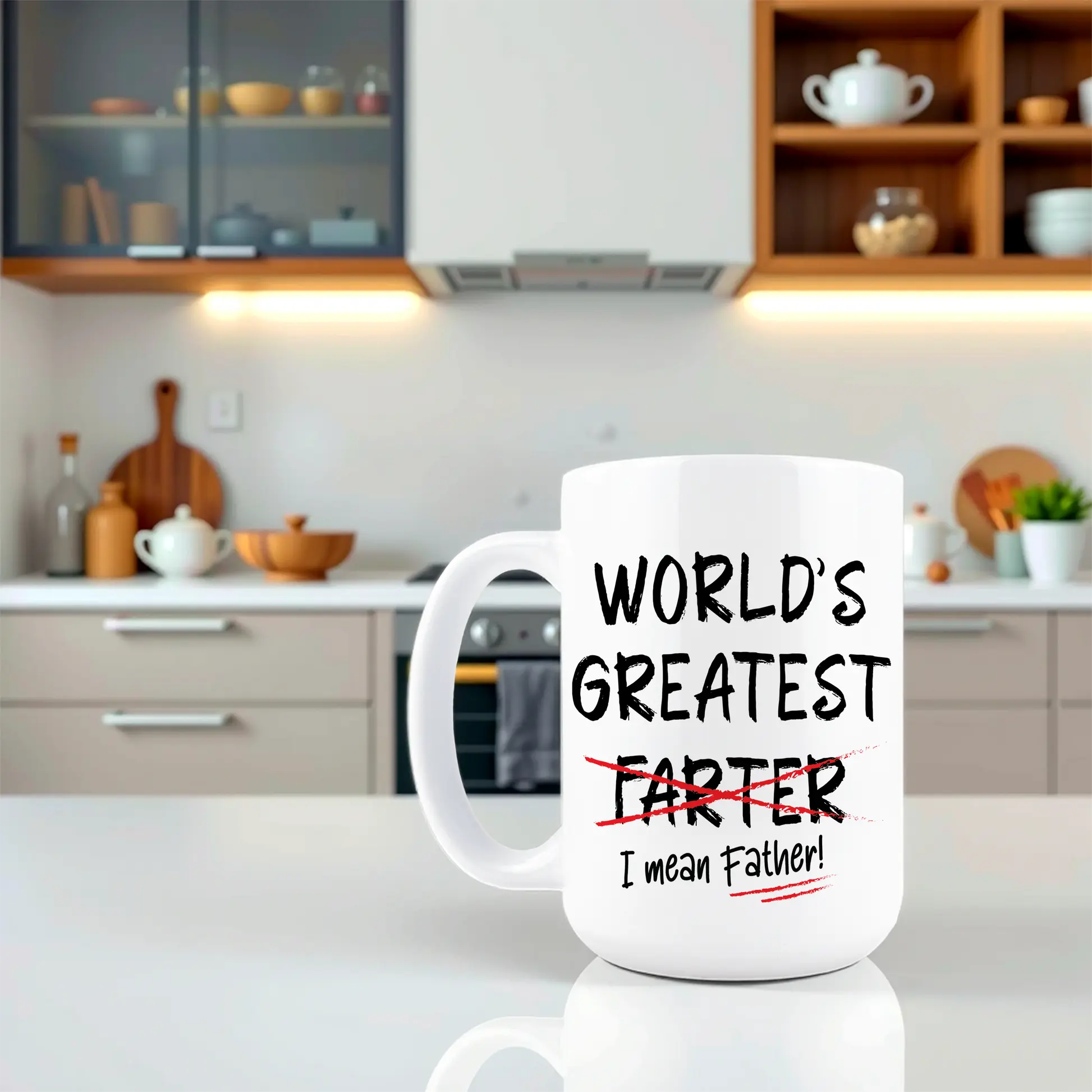 Father's Day Gift, World's Greatest Farter Mug, 11o 15oz Coffee Mug for ...