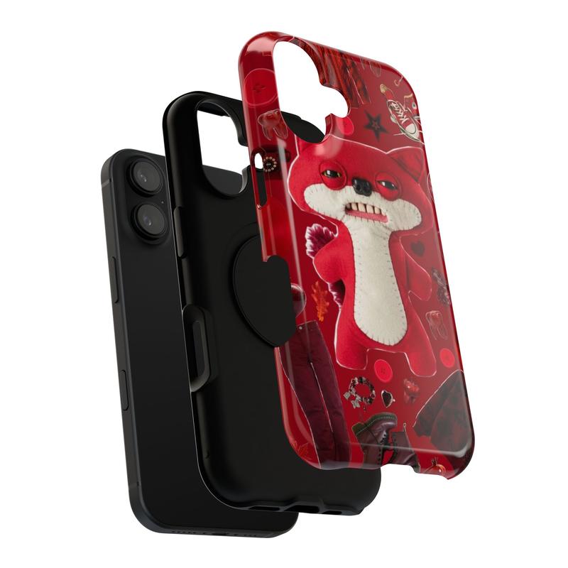 Fuggler Weirdcore Plush Phone Case | Creepy Cute Bear Design | Y2K ...