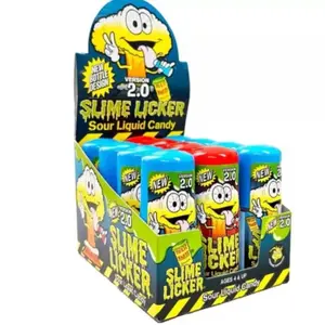 Slime Lickers Candy 2.0, Blue Raspberry & Strawberry, Roller Candy New ...