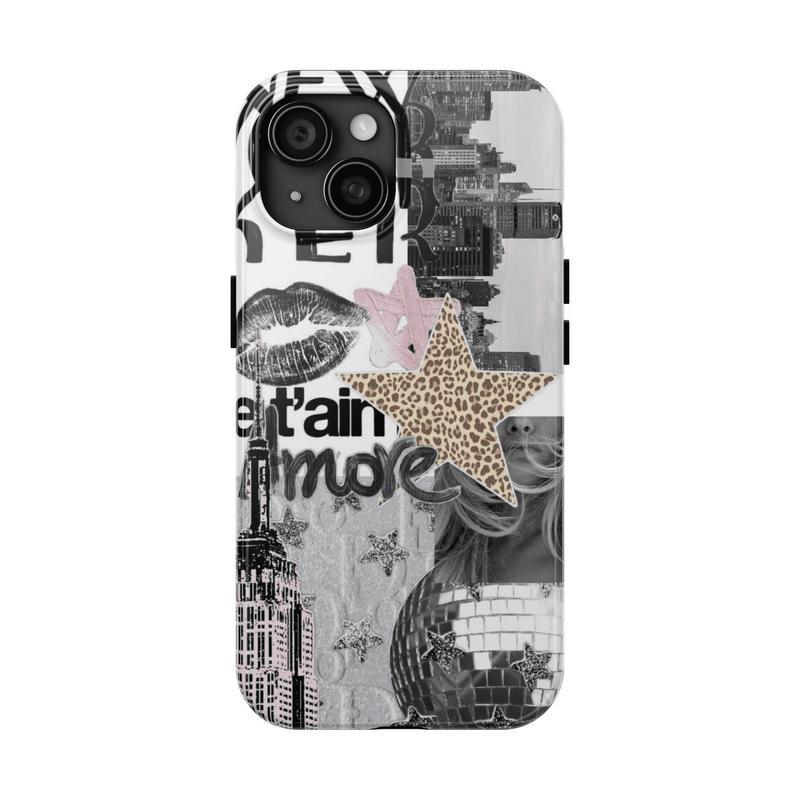 NYC Collage Phone Case Retro Y2K Design, Aesthetic Cityscape Phone ...
