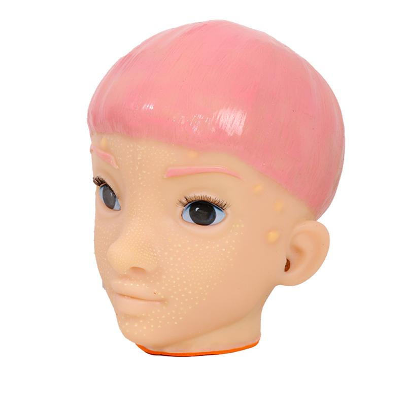 Fadchoi Pimple Popping toy ,with Ear Pick, Refillable Squishy Head ...