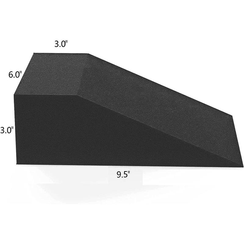 2 Pack Squat Wedge Blocks,Non Slip Professional Squat Ramp for Heel ...