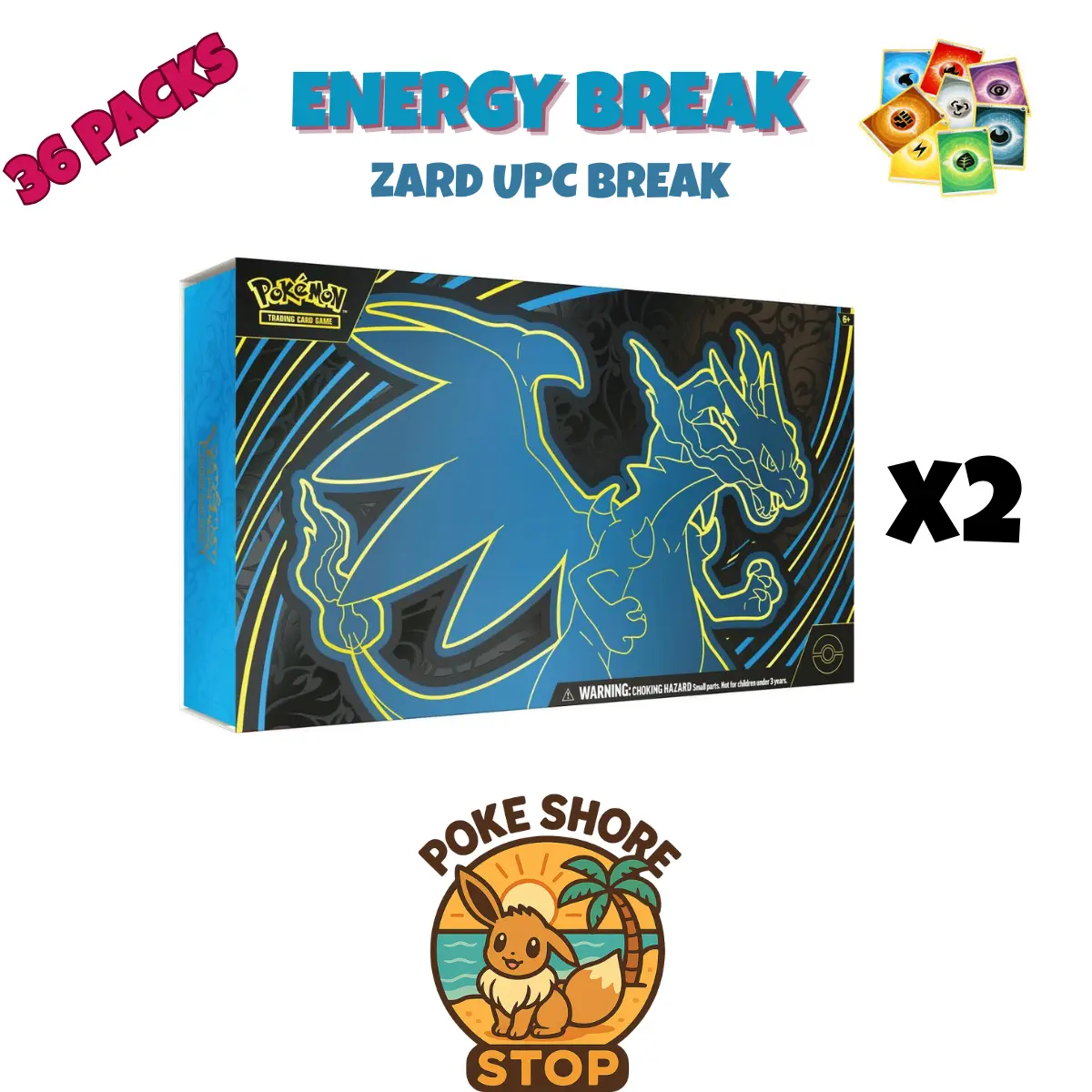 (36) 2x Mega Charizard X ex Ultra Premium Collection Energy Opening ...