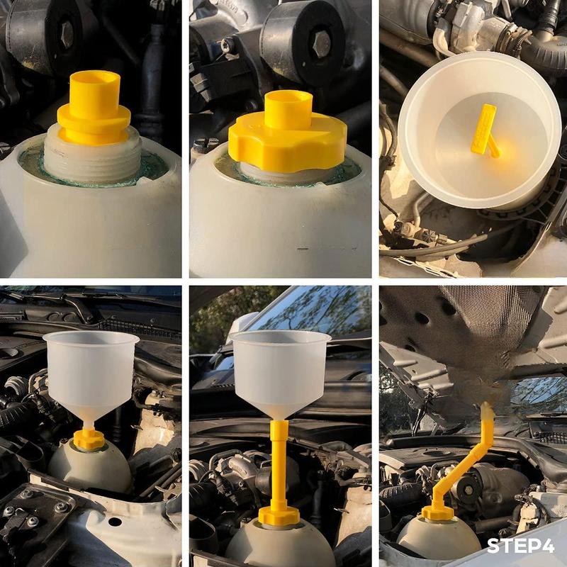 SMART JERRY - Coolant Bleeder Kit, Universal Radiator Burping Funnel ...