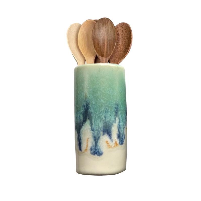 Ceramic Magnetic Spoon Holder - Handmade in the USA - Spoons NOT ...