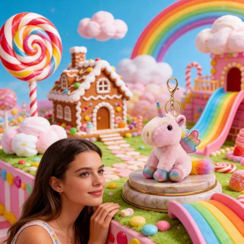 Dream Cloud Candy Unicorn Limited Edition Keychain Ultra Soft Plush ...