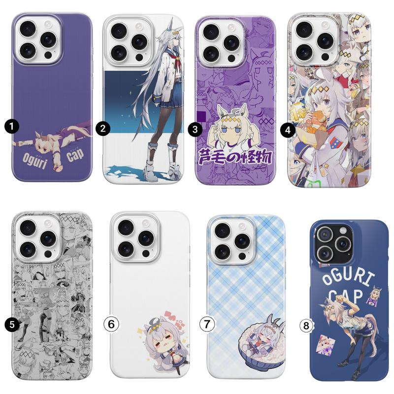 Oguri Cap Phone Case, Uma Musume: Pretty Derby Design Compatible with ...