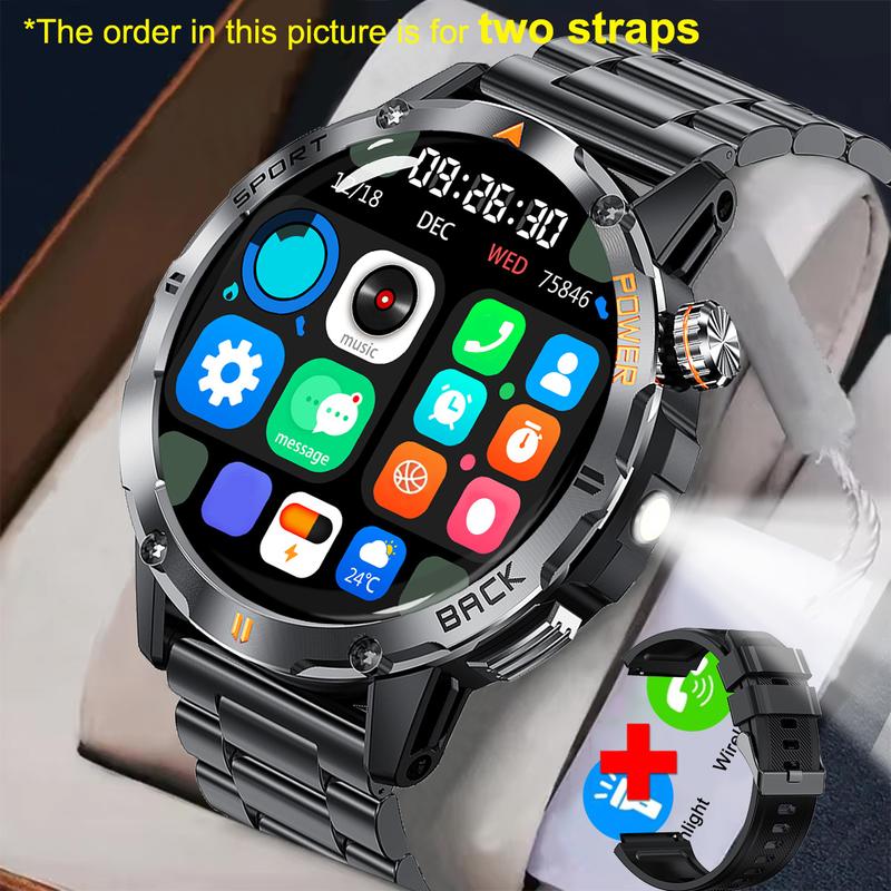 COIUSOR military-grade large-screen smart hand with LED flashlight ...