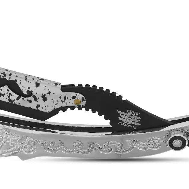Men’s Straight Edge Razor Special Design Folding Razor Heavy Duty Cool ...