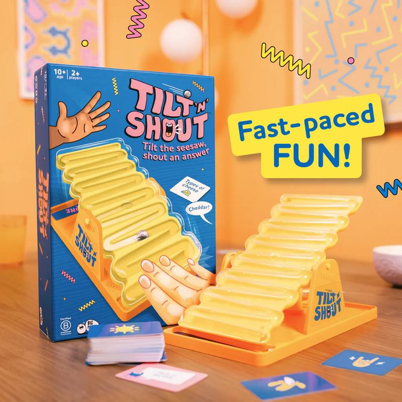 Shake Teeter-Totter Game, Tilt N Shout Board Game, Tabletop Puzzle ...