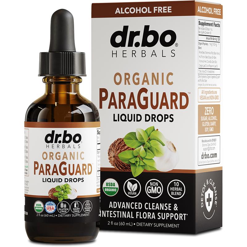 Dr. Bo Organic ParaGuard Liquid Drops - Gentle Parasite Cleanse ...