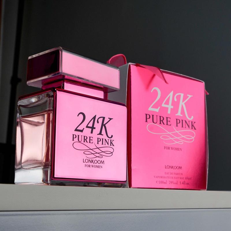 24k Gold/Pink EDP Perfume Spray for Women, Long Lasting Perfume ...