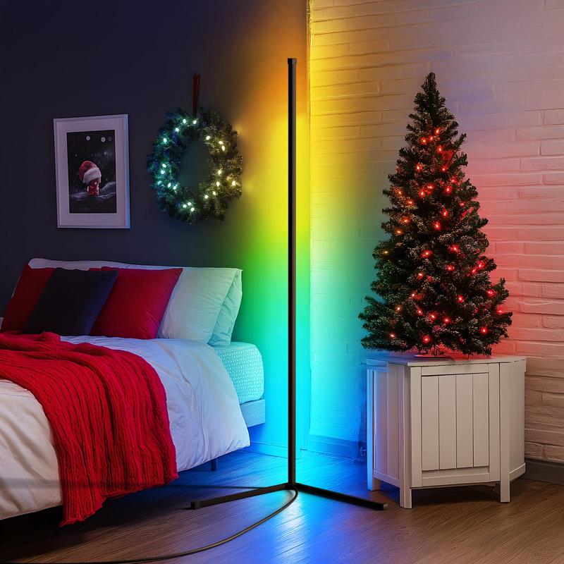USB Powered LED Lights for Bedroom, RGB IC LED Floor Lamp, Smart App ...