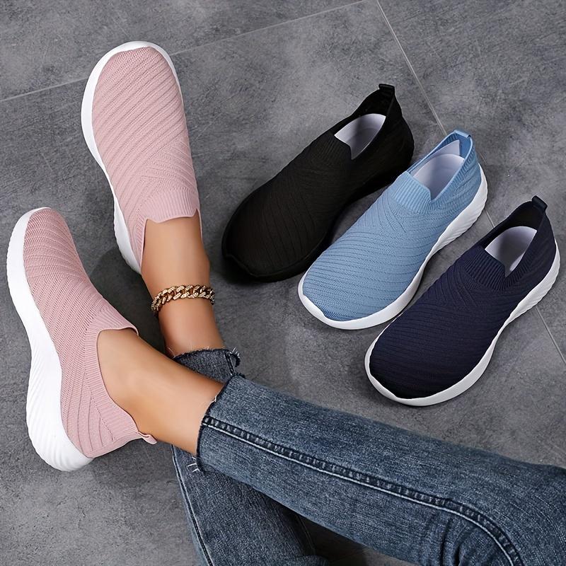 Casual Sneakers Without Laces, Breathable and Lightweight, Comfortable ...