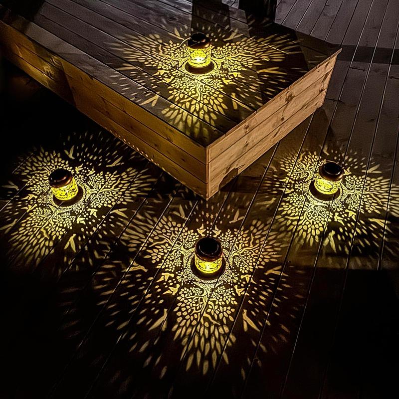 Tree of Life Solar Lanterns Outdoor Waterproof Hanging Solar Lights Big ...