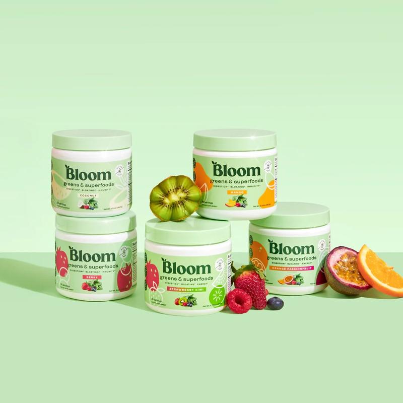 Bloom Nutrition Greens & Superfoods Powder (30 Servings) 2 Pack ...