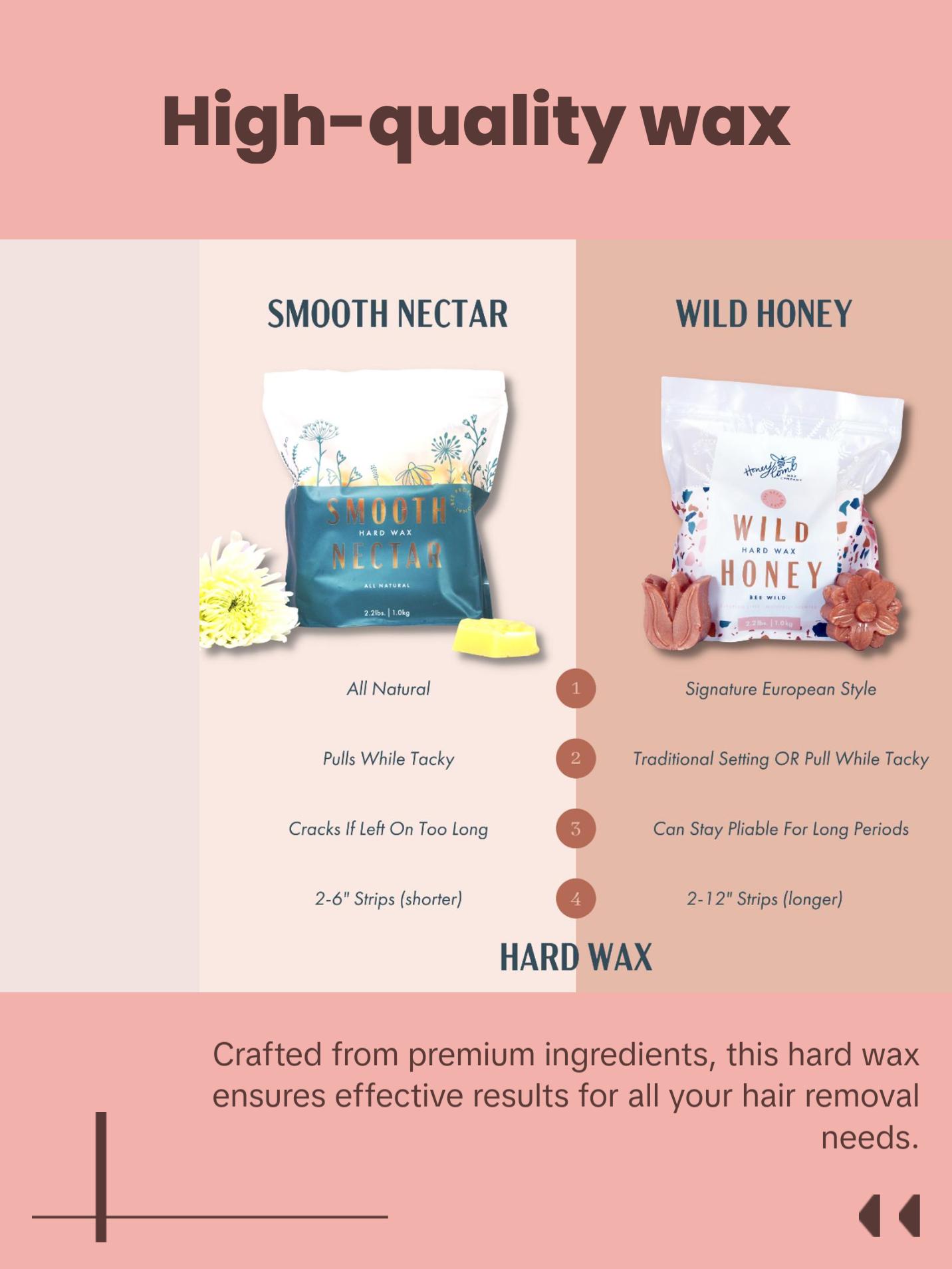 Honey Comb Wax Co. WILD HONEY PROFESSIONAL | HARD WAX | 5LB - TikTok Shop