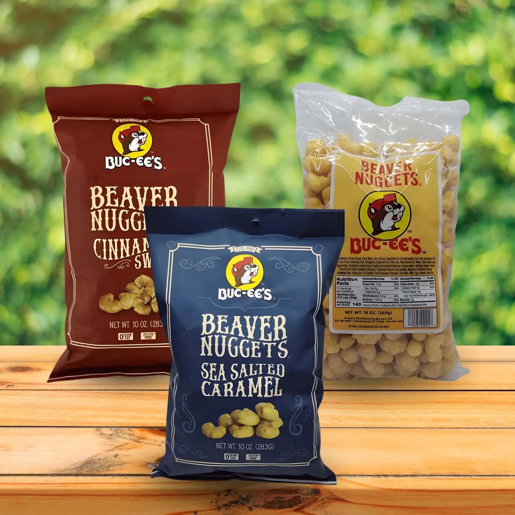 Buc-ee's Sweet, Crispy, Crunchy Beaver Nuggets 3 Pack Flavored Trio ...