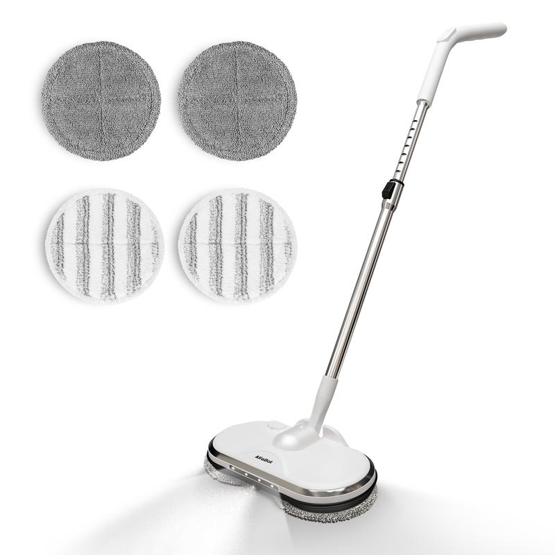 AlFaBot Cordless Electric Spin Mop with LED Headlight, Cleaning Machine ...
