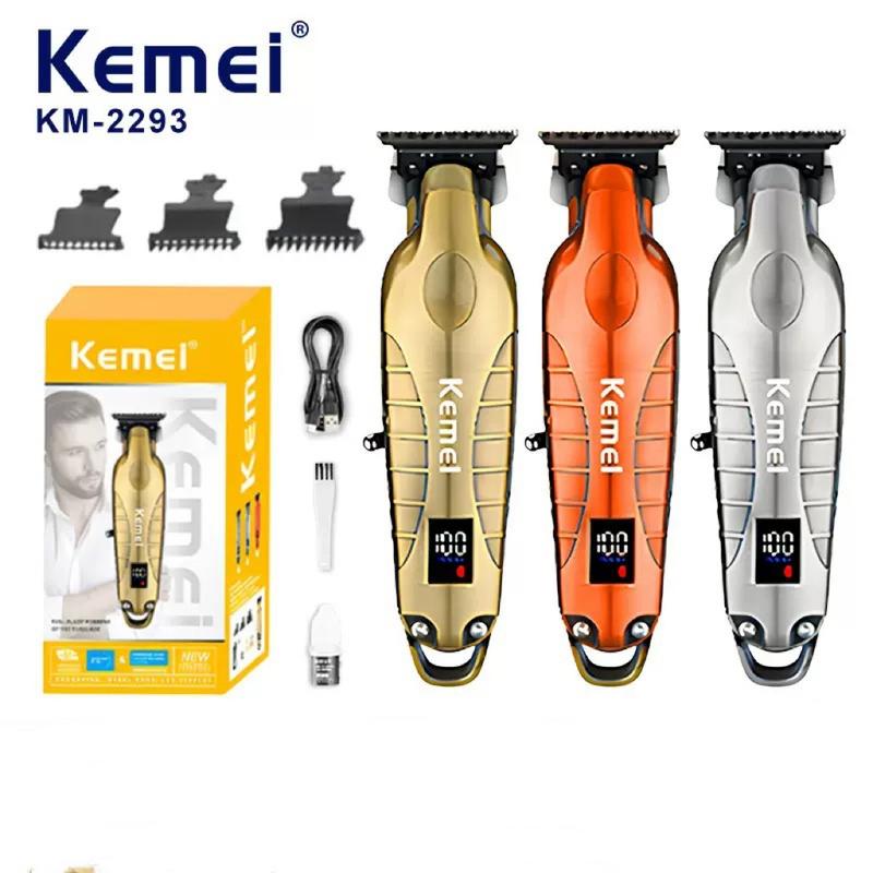 Kemei 2293 Professional Men Hair Beard Trimmer Zero Gapped Cordless ...