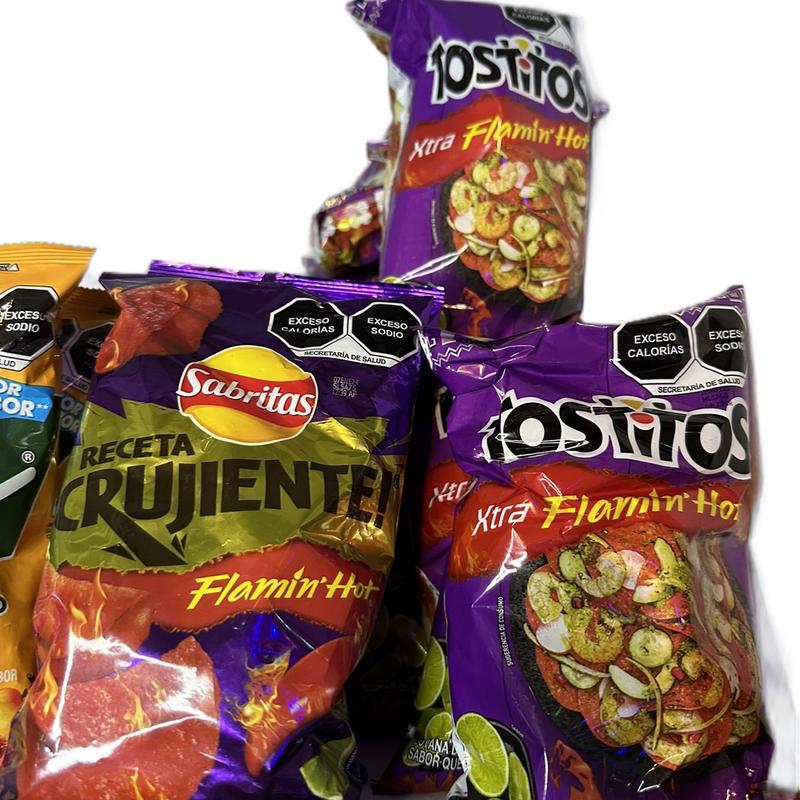 15 pieces Sabritas Mexicanas Box Pack Snack