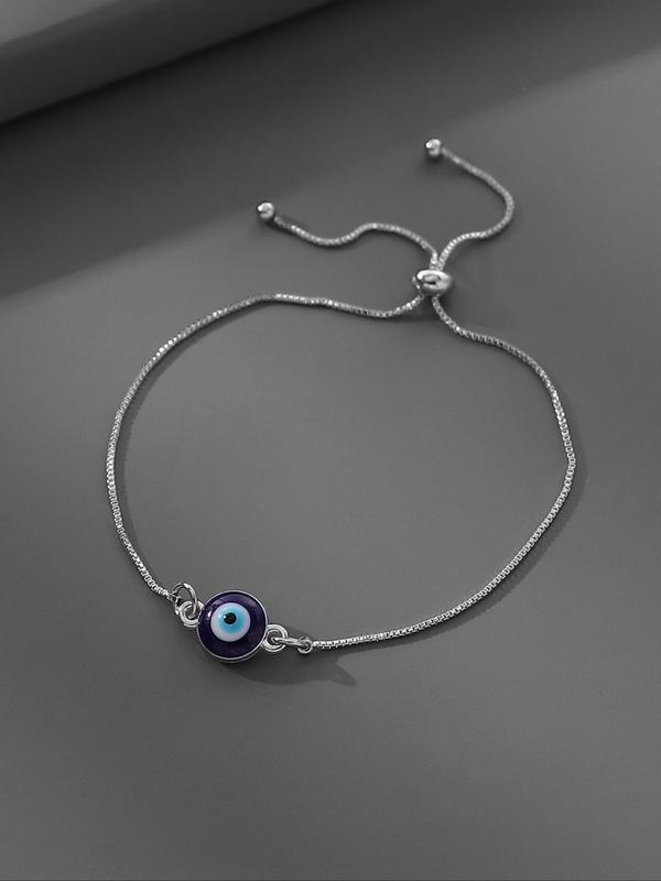 1 Piece Creative Adjustable Eye Design Lin Bracelet, Temperament Casual ...