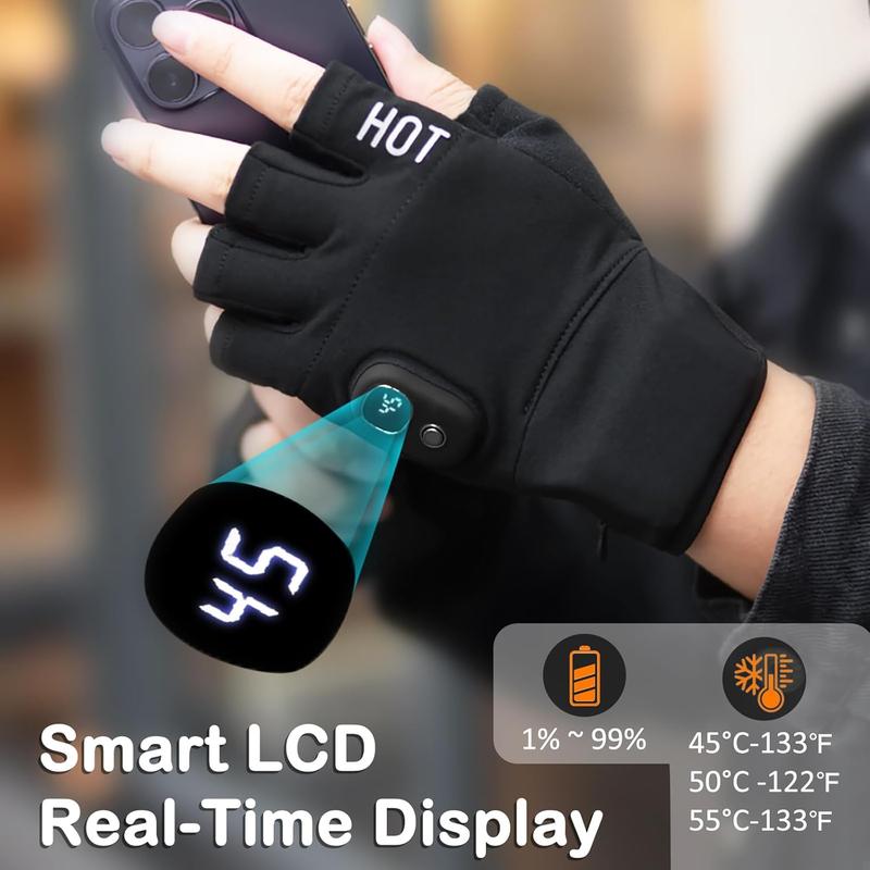 2026 Must GrabRechargeable Heated Fingerless Gloves, Stocking Stuffers ...