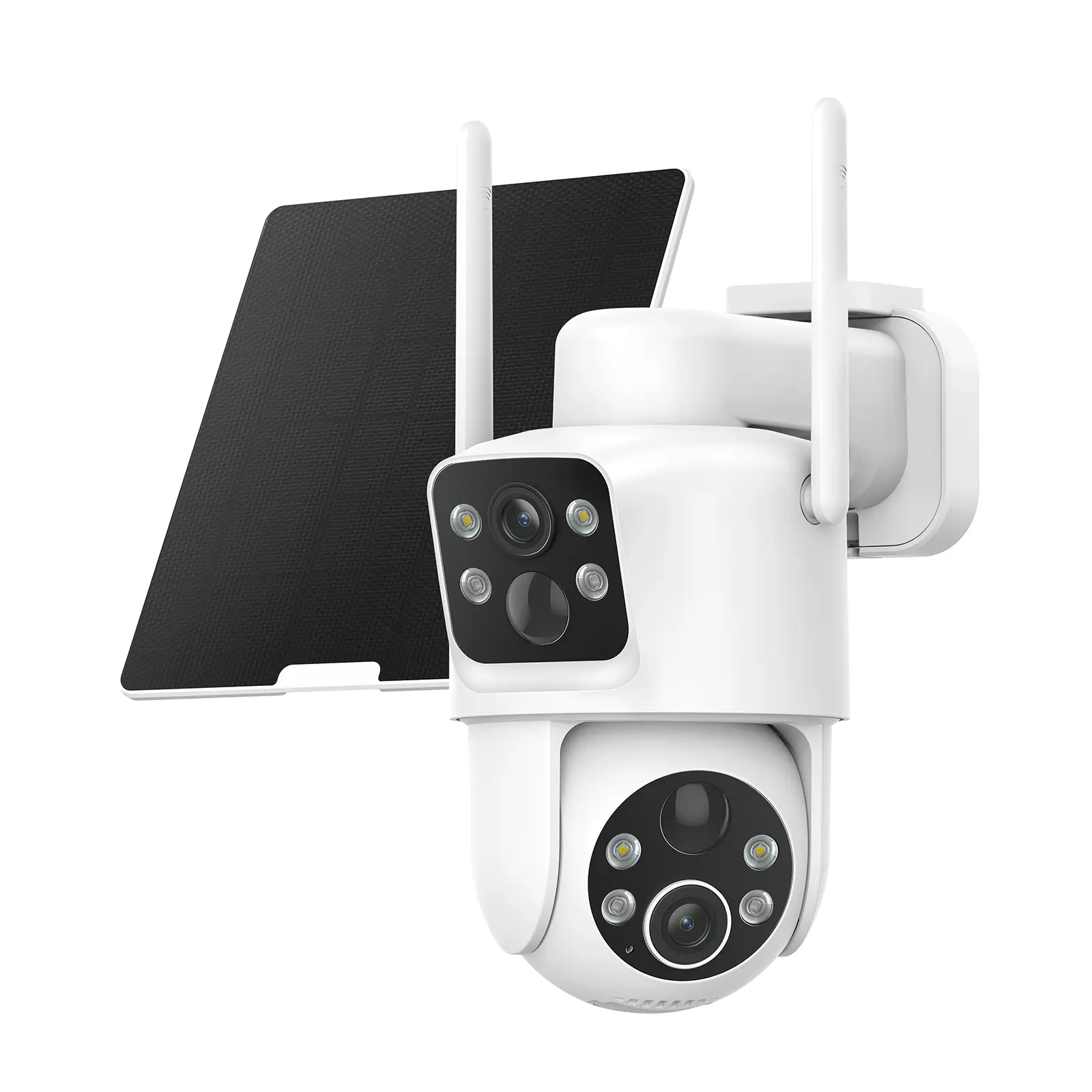 SEHMUA Dual Lens Solar Security Cameras Wireless Outdoor, 2K Full HD ...