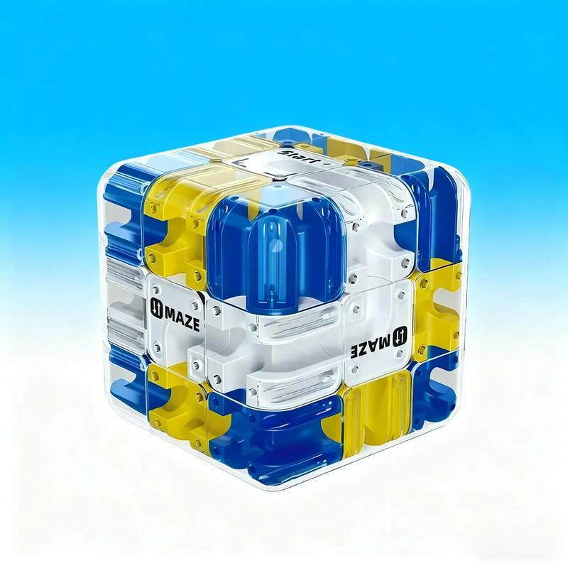 3D Ball Maze Cube Puzzle - Educational Logic Cube for Kids, Parent ...